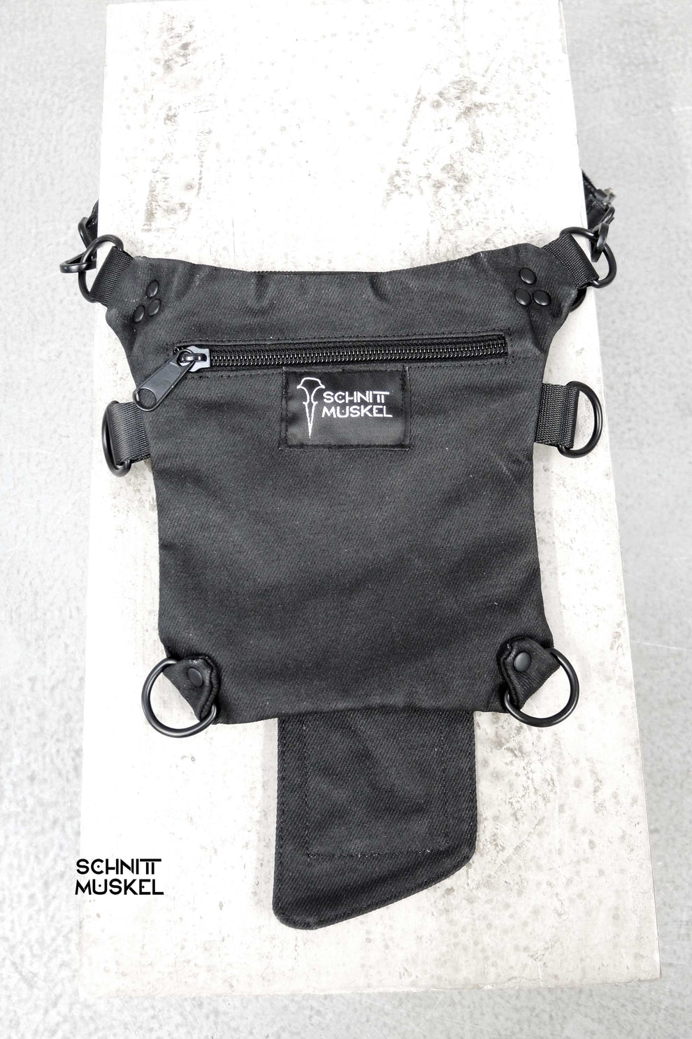 Utilty bag "gunna" aus Denim – schnittmuskel